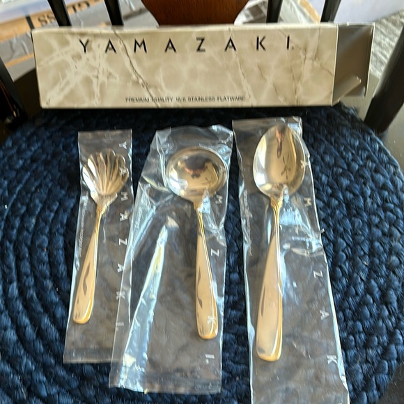 Yamazaki | Dining | Affairgold Tone Stainless Gold Tone Accent By ...